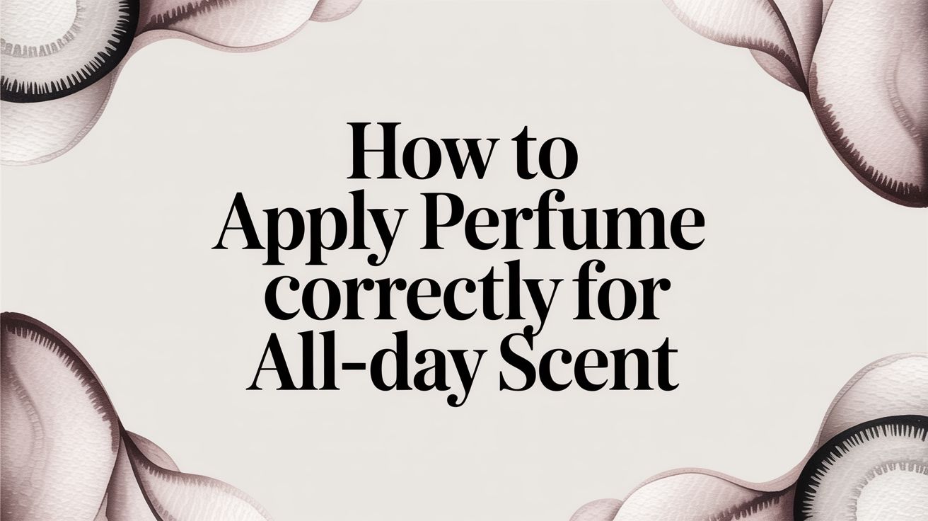 How to Apply Perfume Correctly for All-Day Scent – Fragrancelord.com